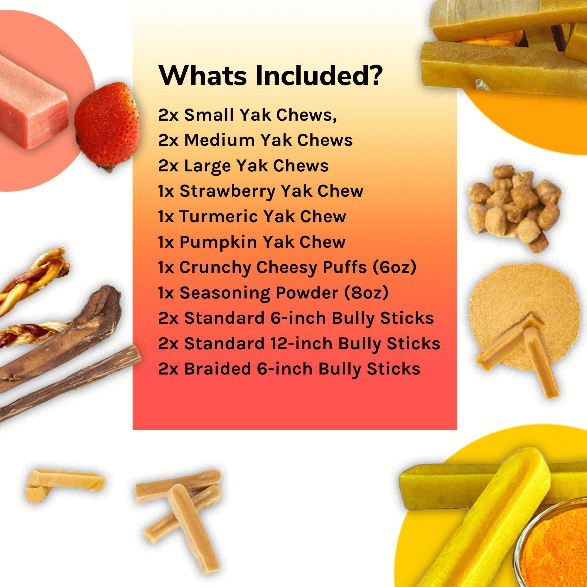 Ultimate Chew Box for Small/Medium Dogs – The Safe Dog Chew Company